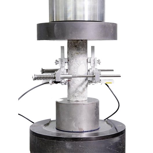 Axial Extensometer (Compressometer) for Mortar, Cement, Concrete and ...